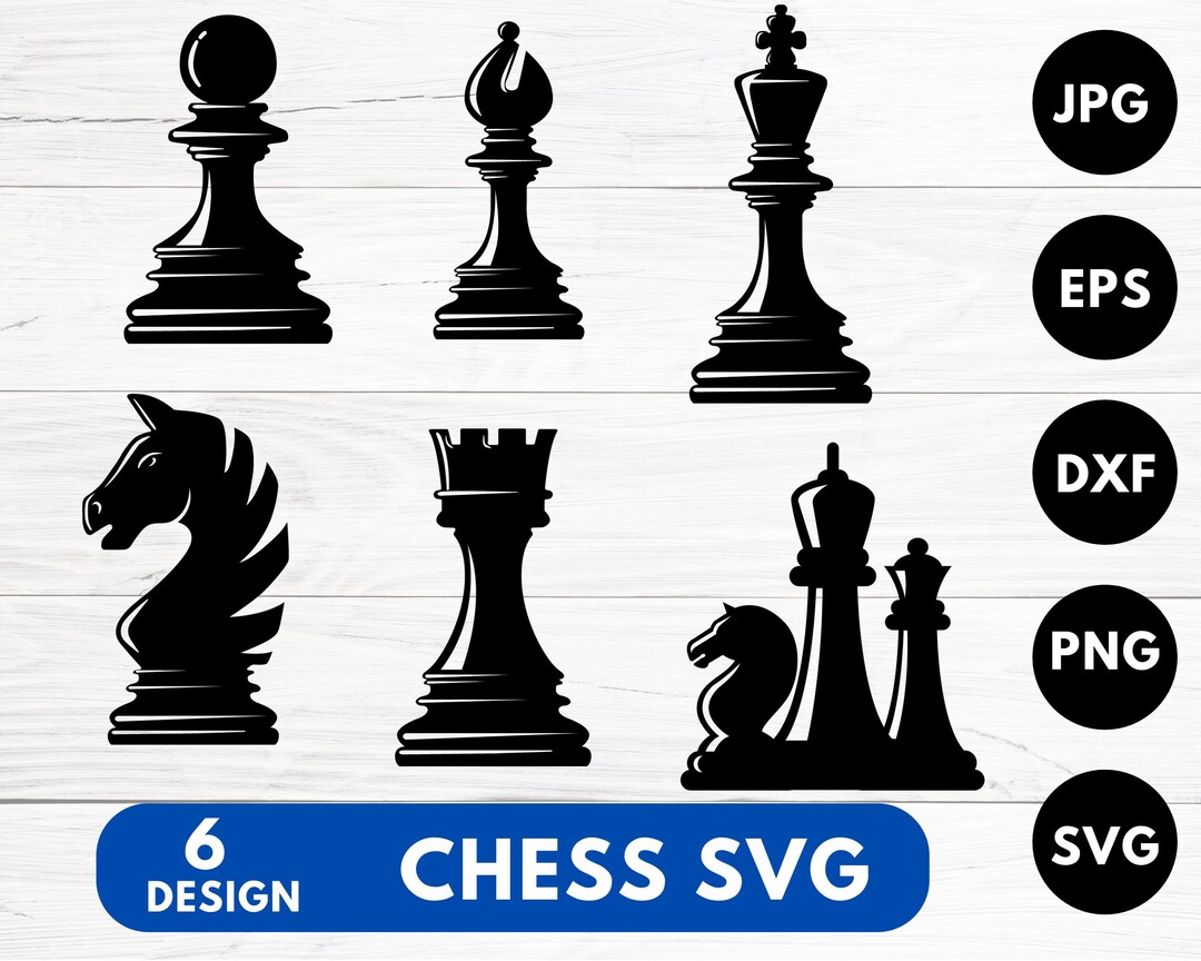 Chess SVG Bundle, Chess PNG Bundle, Chess Clipart, Chess SVG Cut Files ...