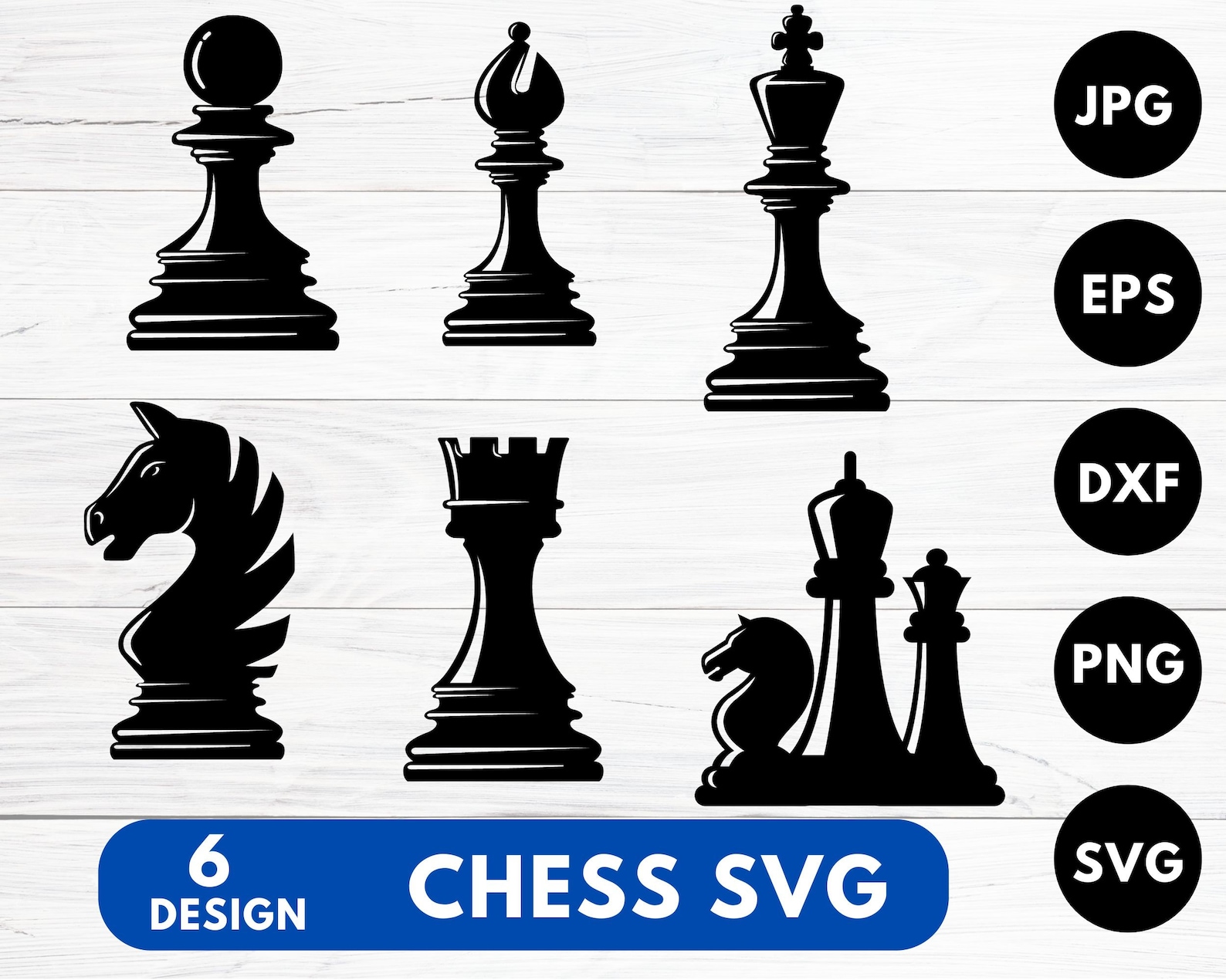 Chess SVG Bundle, Chess PNG Bundle, Chess Clipart, Chess SVG Cut Files ...