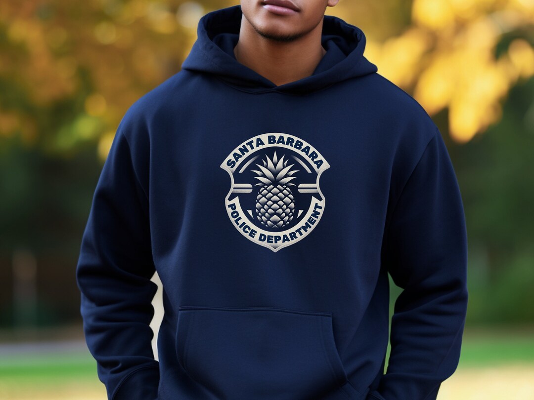 Santa Barbara Police Department Psych Pineapple Hoodie | Psych Merch ...