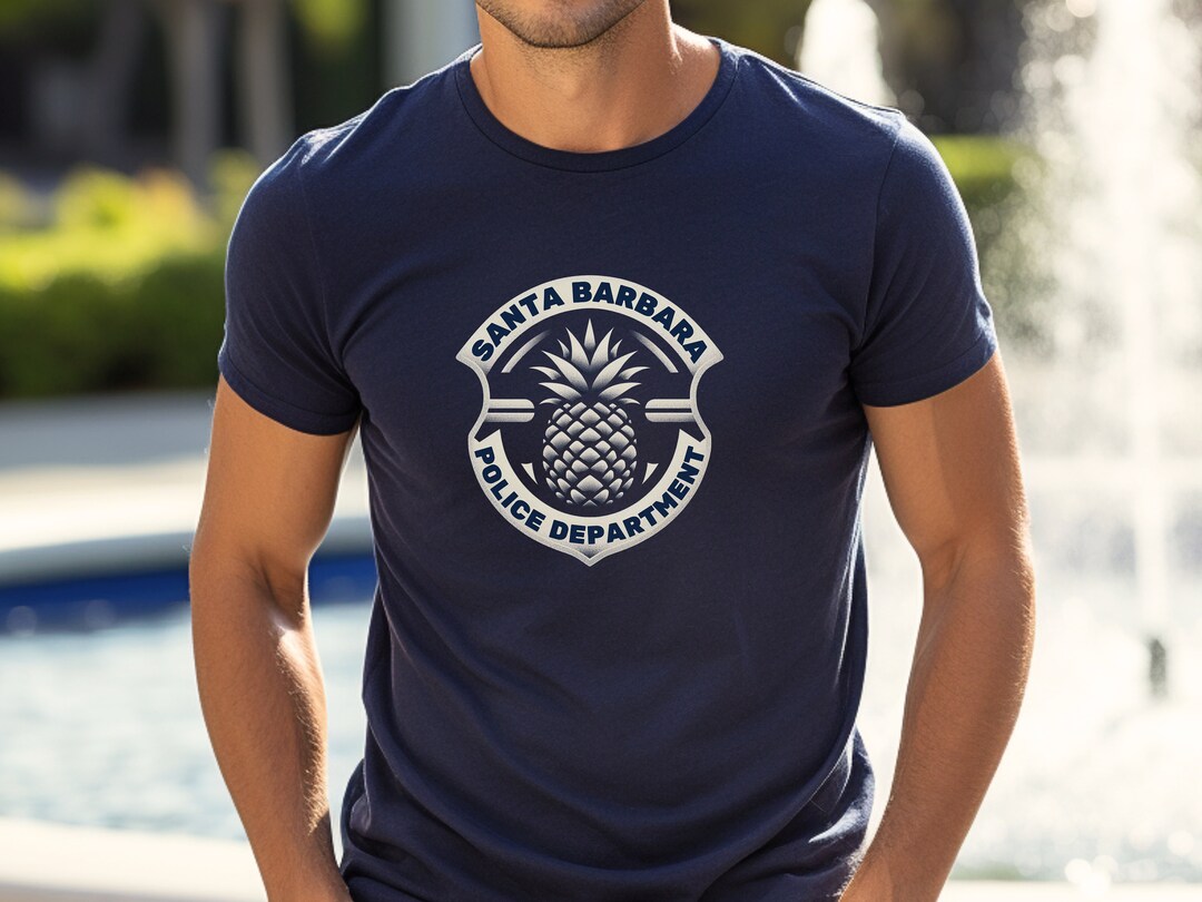 Santa Barbara Police Department Psych Pineapple Tee | Psych Merch ...