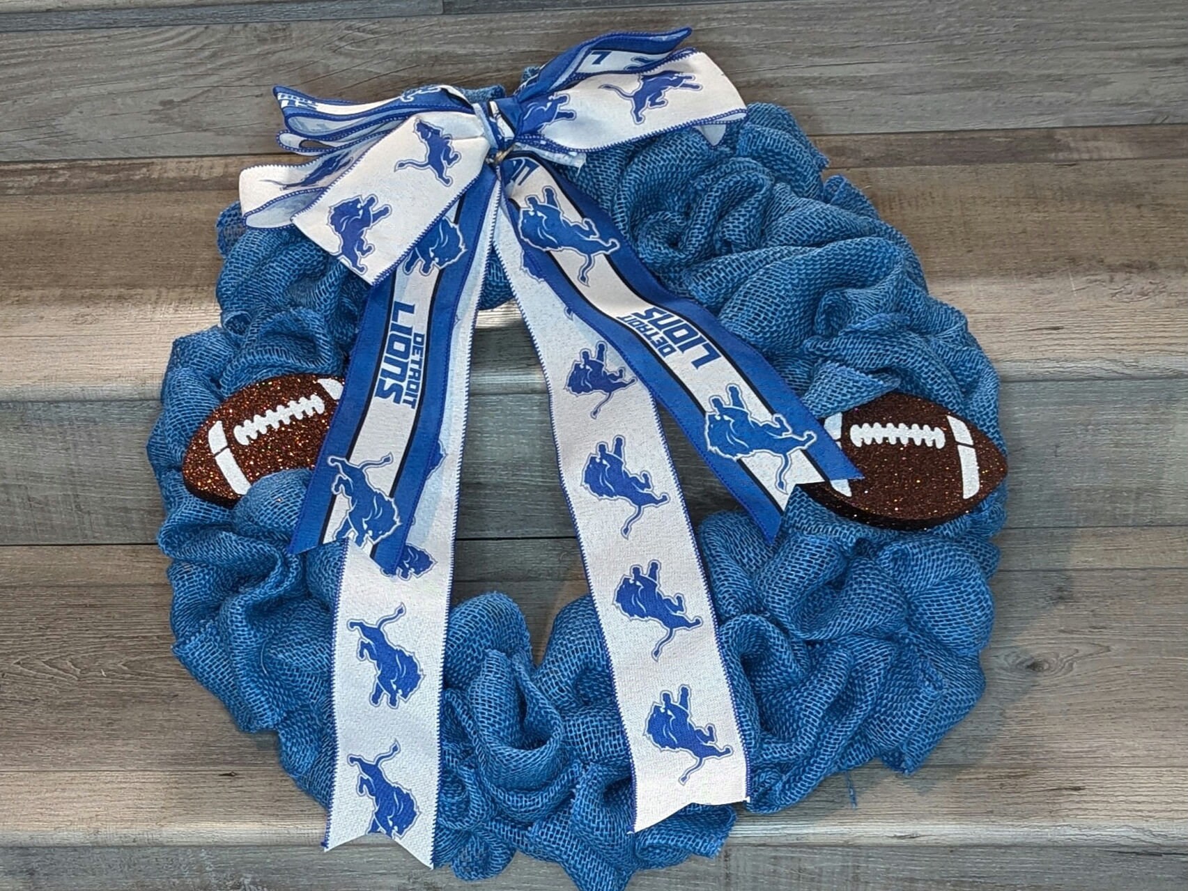 Detroit Lions Wreath - Etsy