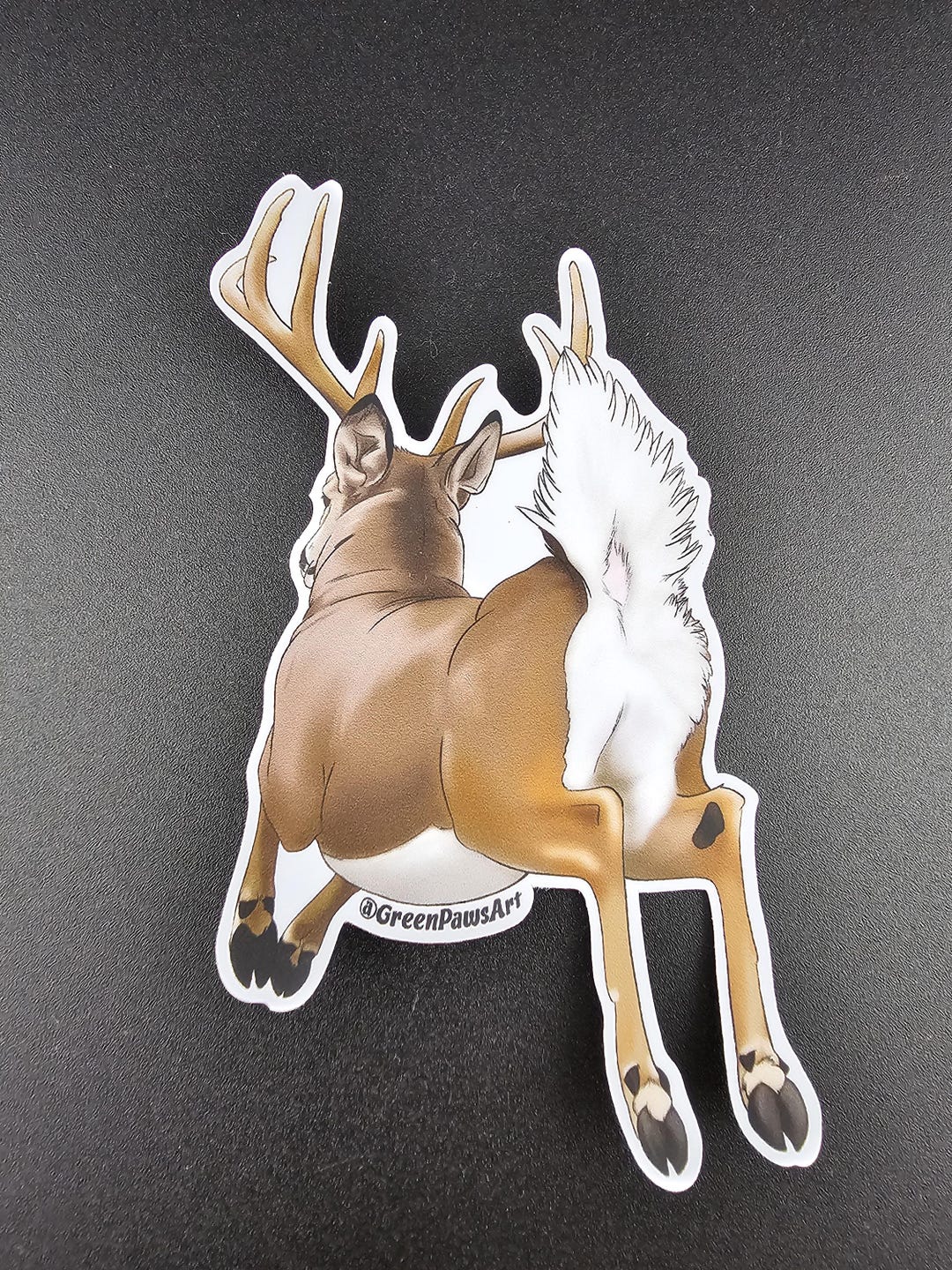 Leaping Whitetail Buck - Etsy