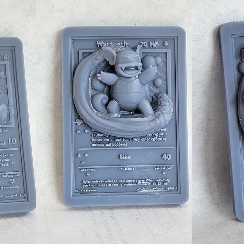 3d Pokemons Cards - Etsy