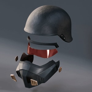 Helldivers 2 Light Gunner Helmet DIY 3D Printed Kit - Etsy