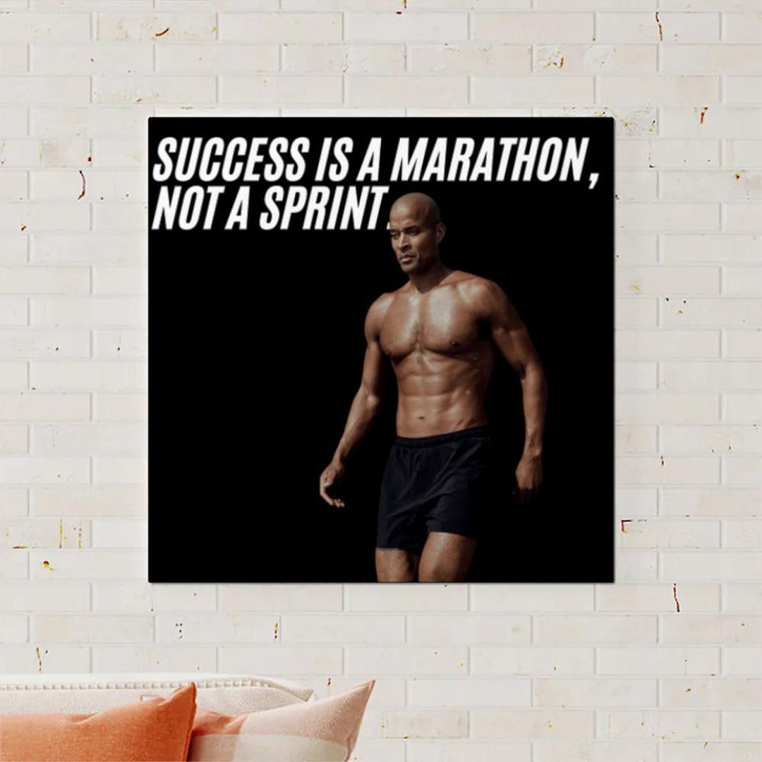 Success is a Marathon, Not a Sprint. Unframed - Etsy