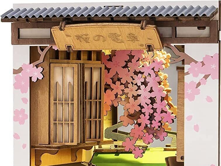 Sakura Densya DIY Book Nook Craft Kit - Etsy