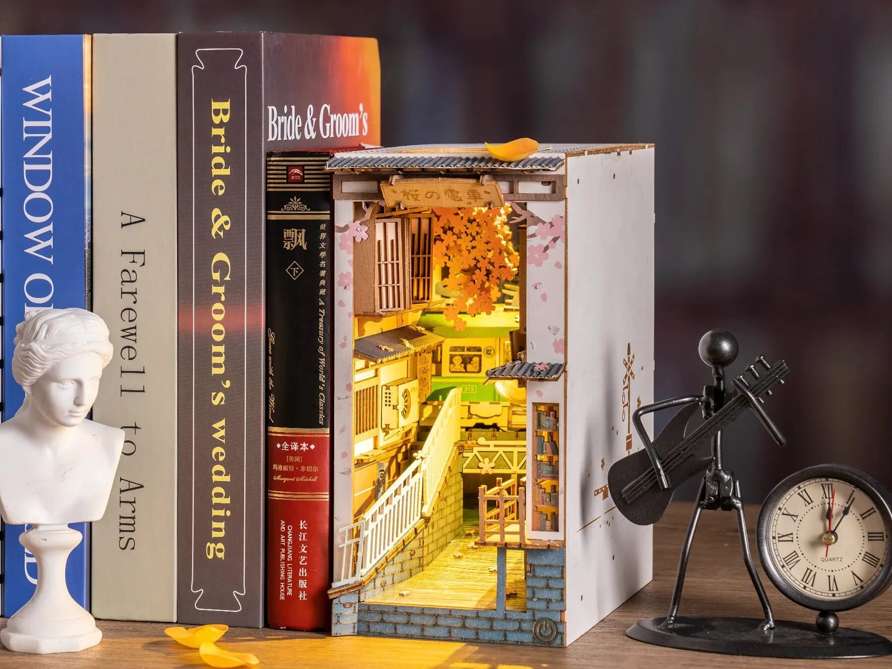 Sakura Densya DIY Book Nook Craft Kit - Etsy