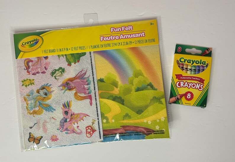 Crayola Crayon Unicorn Gift Basket Easter Girls Pre- Filled - Etsy