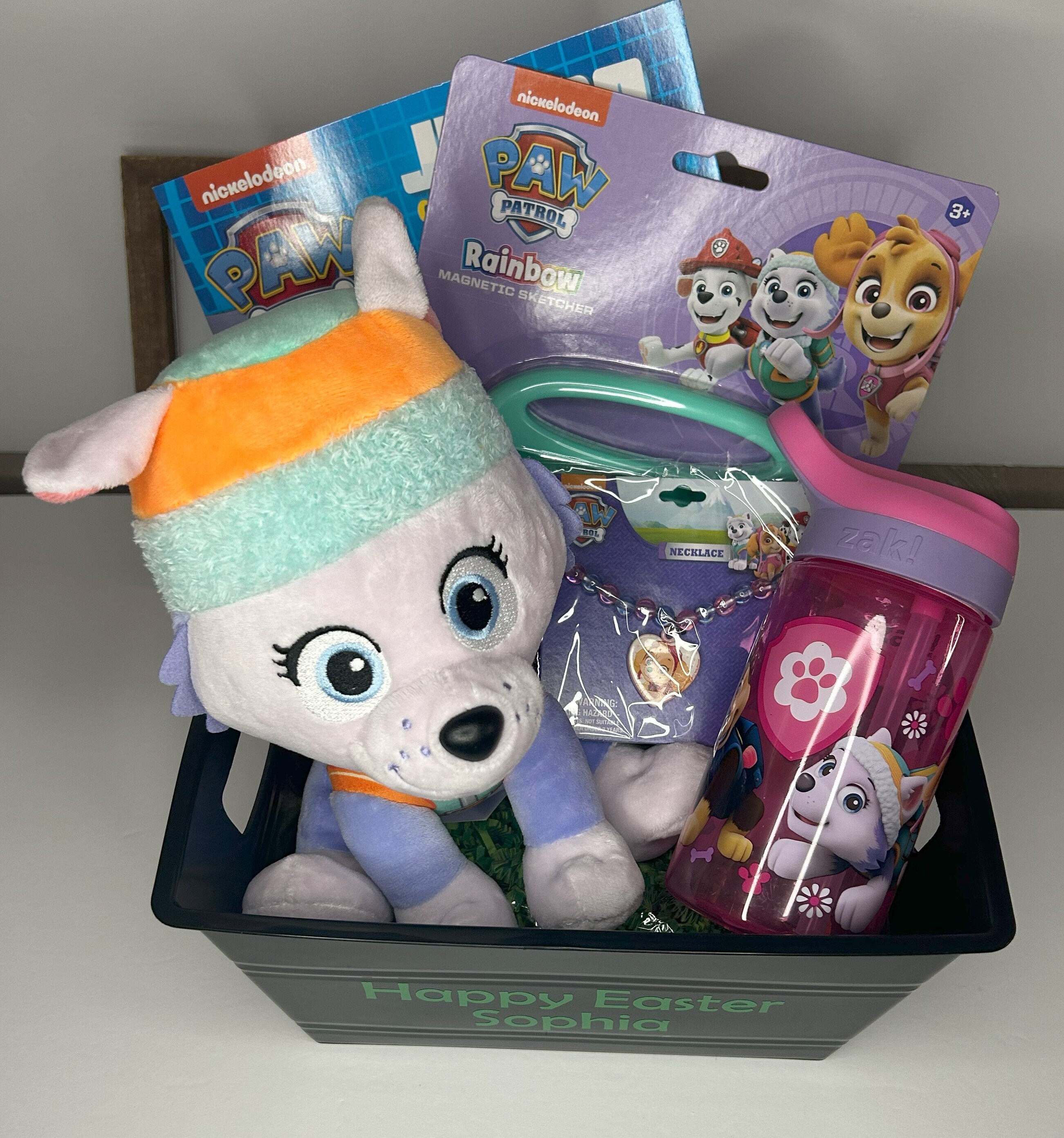 Paw Patrol Gift Basket Easter Birthday Pre-filled Everest Skye - Etsy