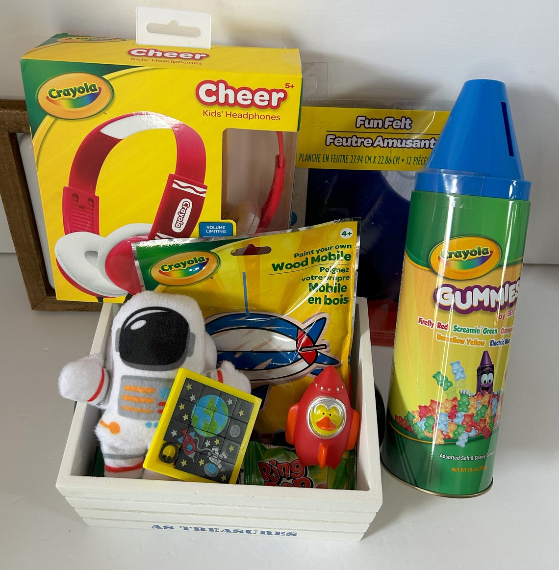Crayola Crayons Gift Basket Easter Birthday Personalized - Etsy