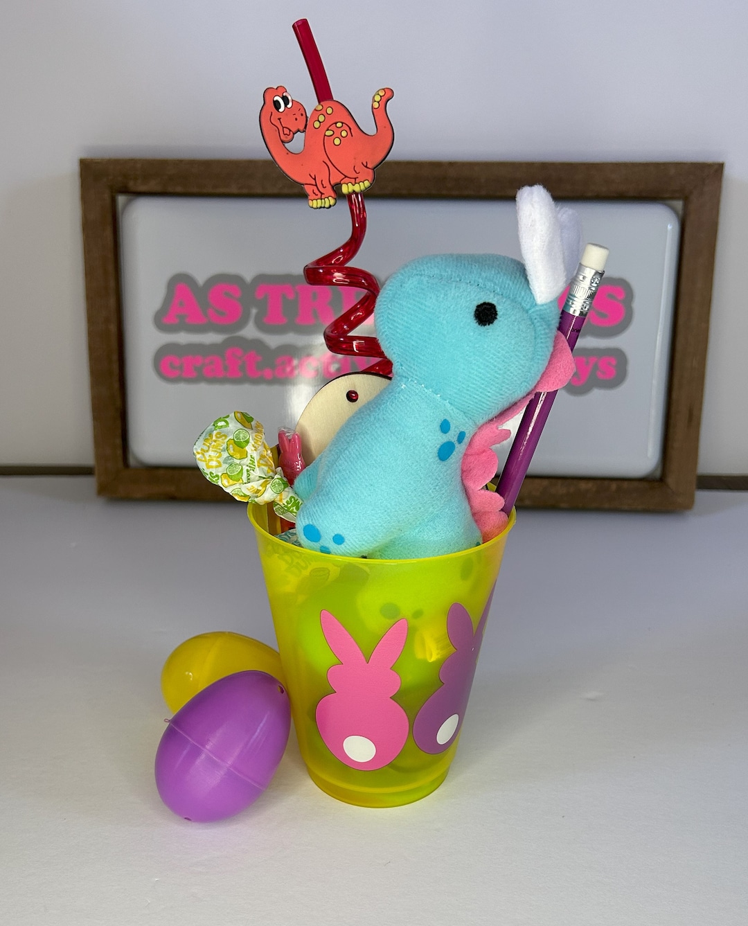 Easter Egg Bunny Gift Basket 10 Piece Pre-filled Boys Girls DIY - Etsy