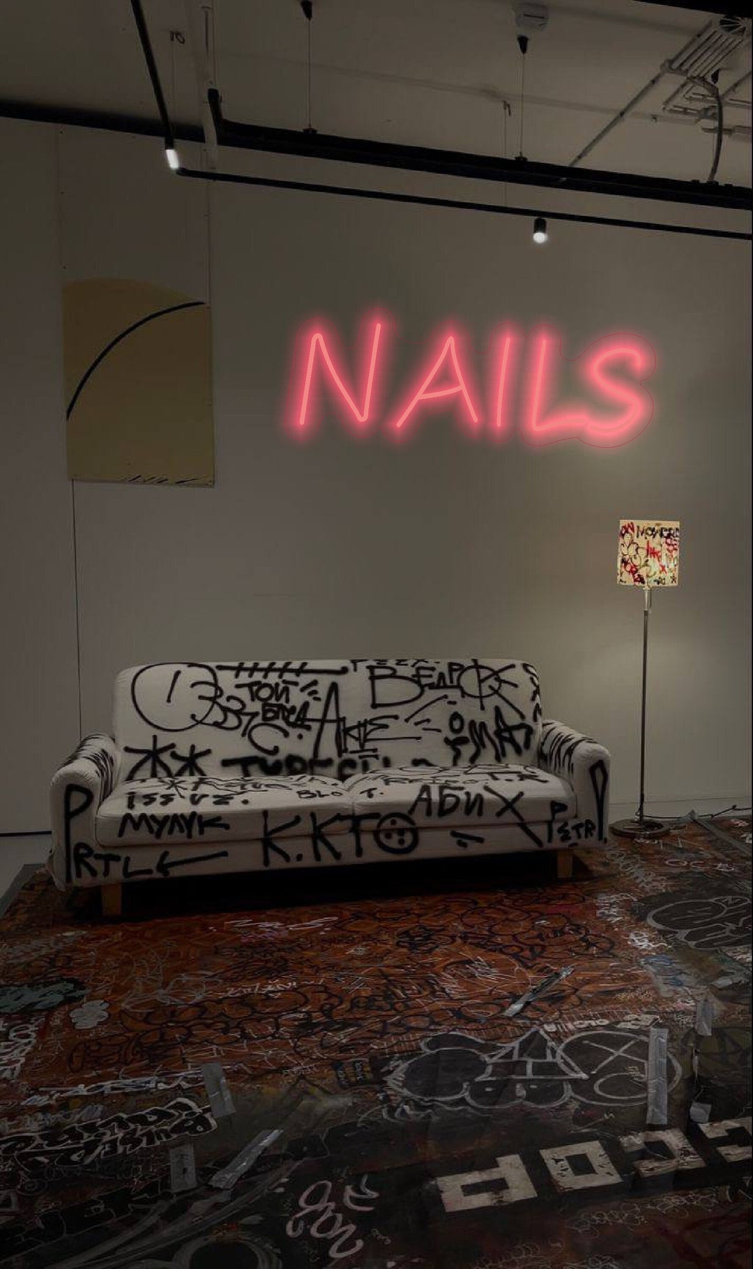 Neon Sign Nails, Beauty Salon Decor Sing - Etsy