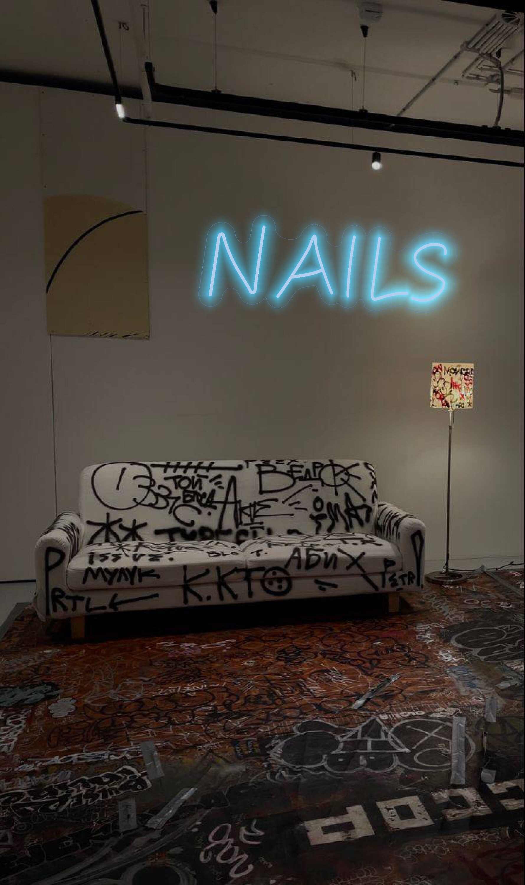 Neon Sign Nails, Beauty Salon Decor Sing - Etsy