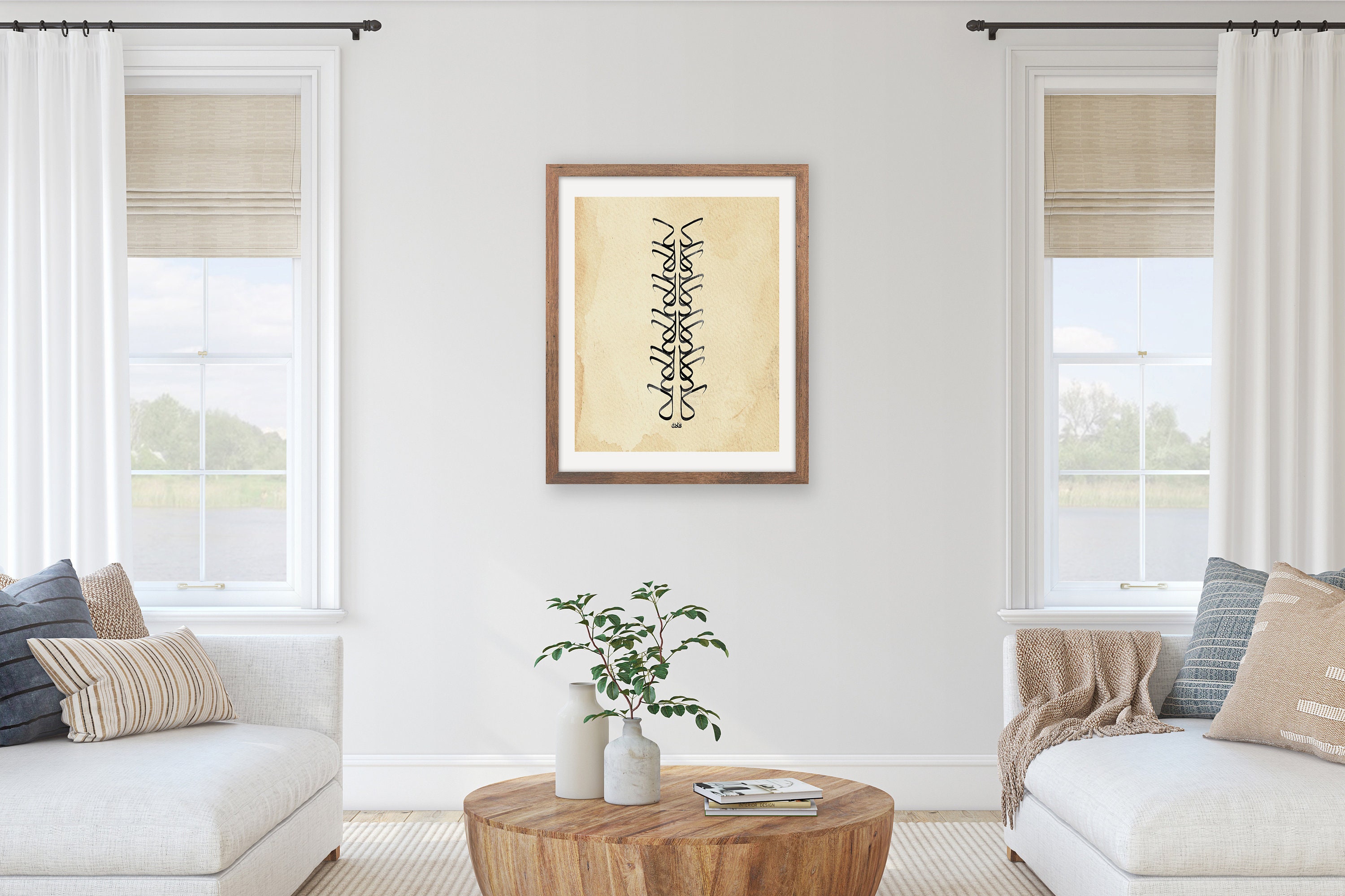 Letter Kaf Mashk Thuluth Calligraphy Arabic Calligraphy Print Arabic ...