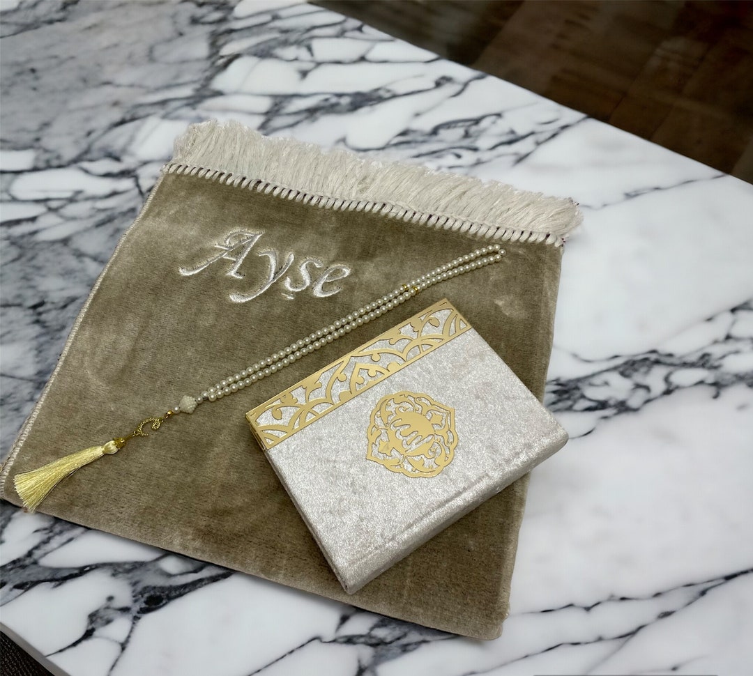 Customised Prayer Rug, Thick Prayer Mat, Hajj Umrah Gifts, Islamic ...