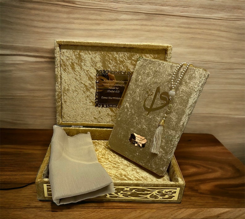 Ramadan Gifts Covered With Velvet Fabric in a Color of Choice ,ramadan ...