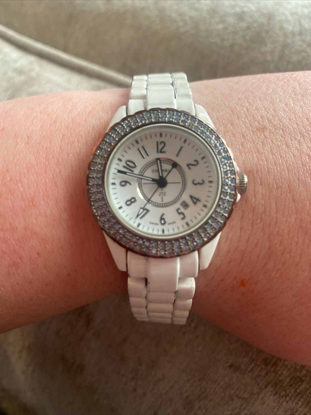 Chanel Paris J12 Z.G.74477 Quartz Diamond Bevel Watch - Etsy