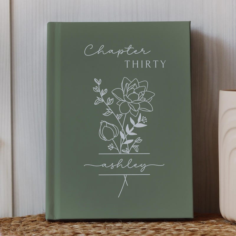 30th Chapter Journal - Etsy