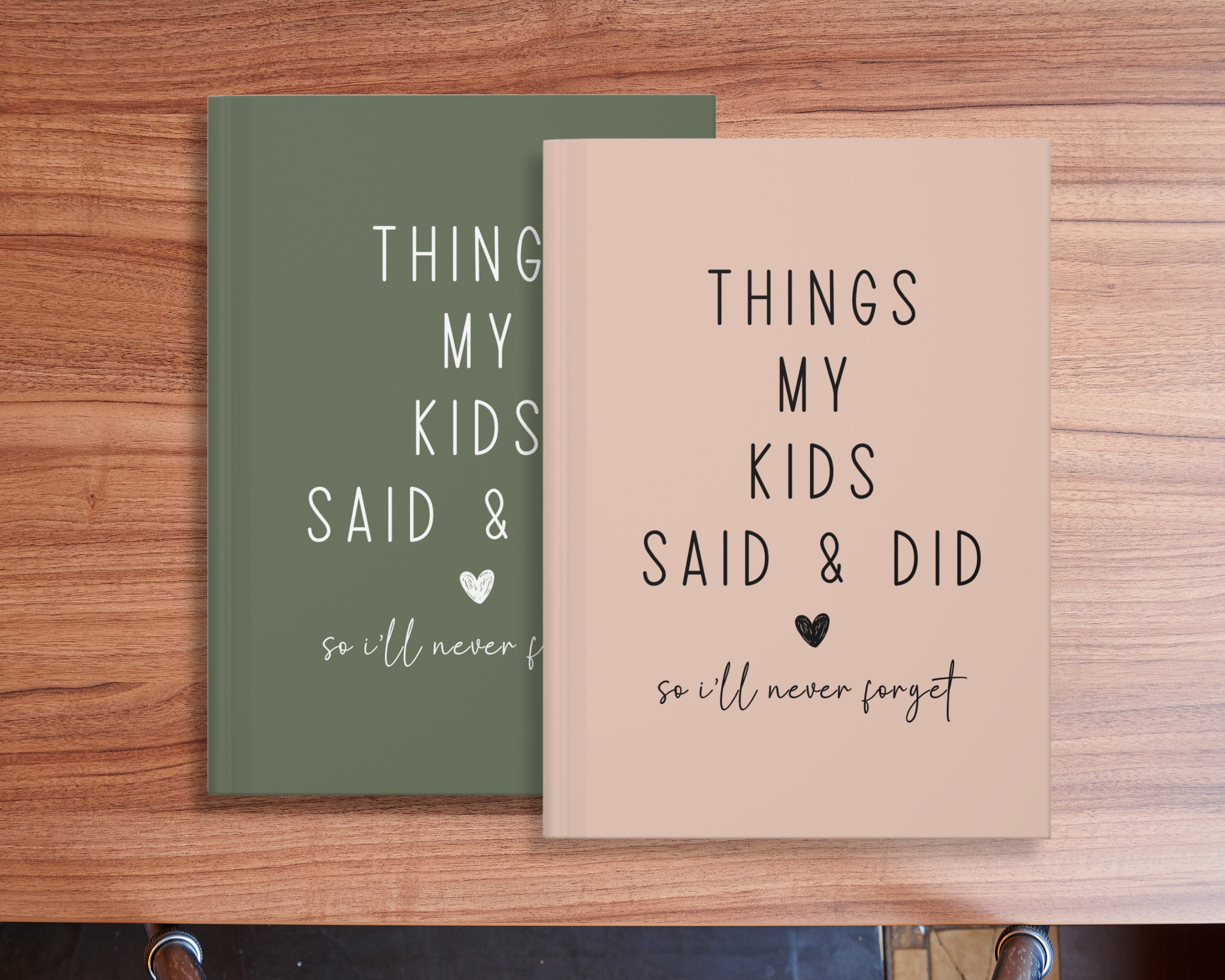 Things My Kids Say Journal Kids Quote Memory Notebook Baby Shower Gift ...