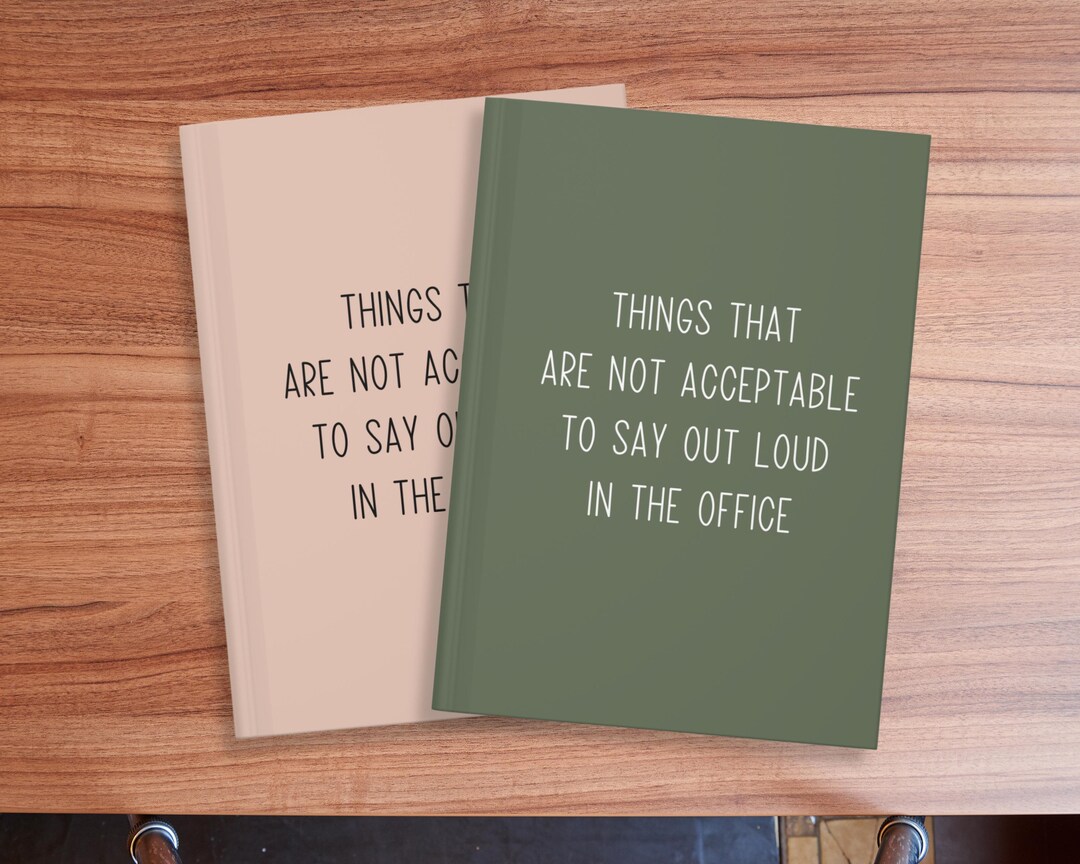 Funny Office Notebook, Coworker Gift Ideas, Gifts for Coworker Secret ...