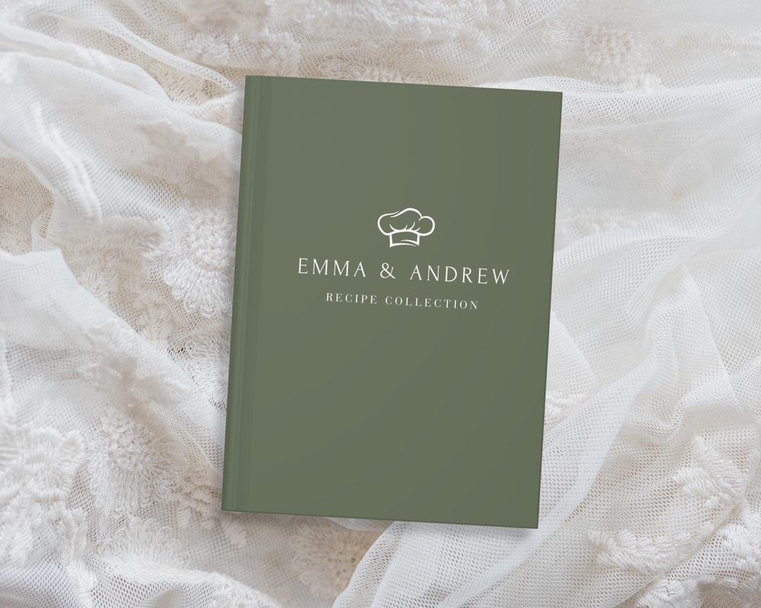 Personalized Recipe Book, Custom Cookbook, Personalized Name Recipe ...
