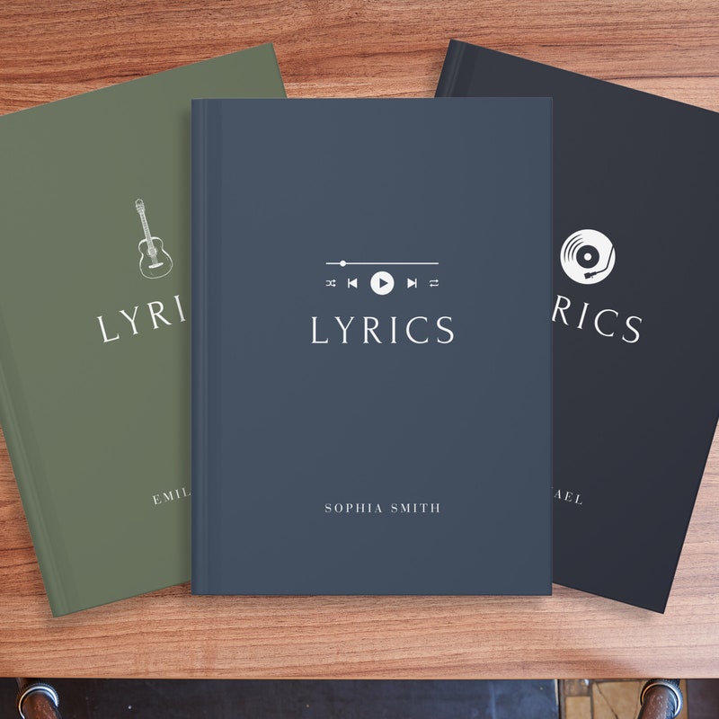 Songwriting Journal - Etsy