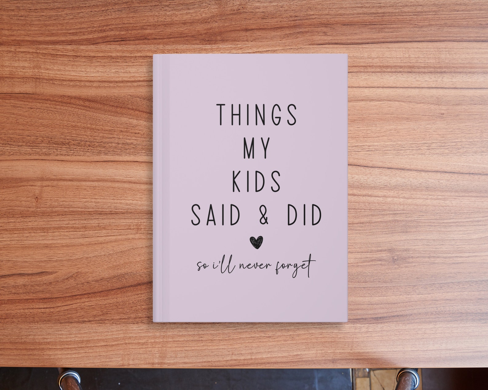 Things My Kids Say Journal Kids Quote Memory Notebook Baby Shower Gift ...