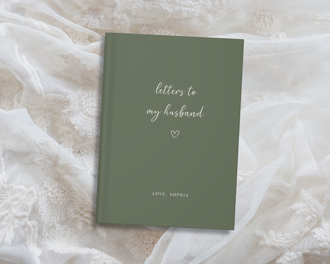 Letters to My Husband, Custom Husband Memory Journal, Personalized Dear ...