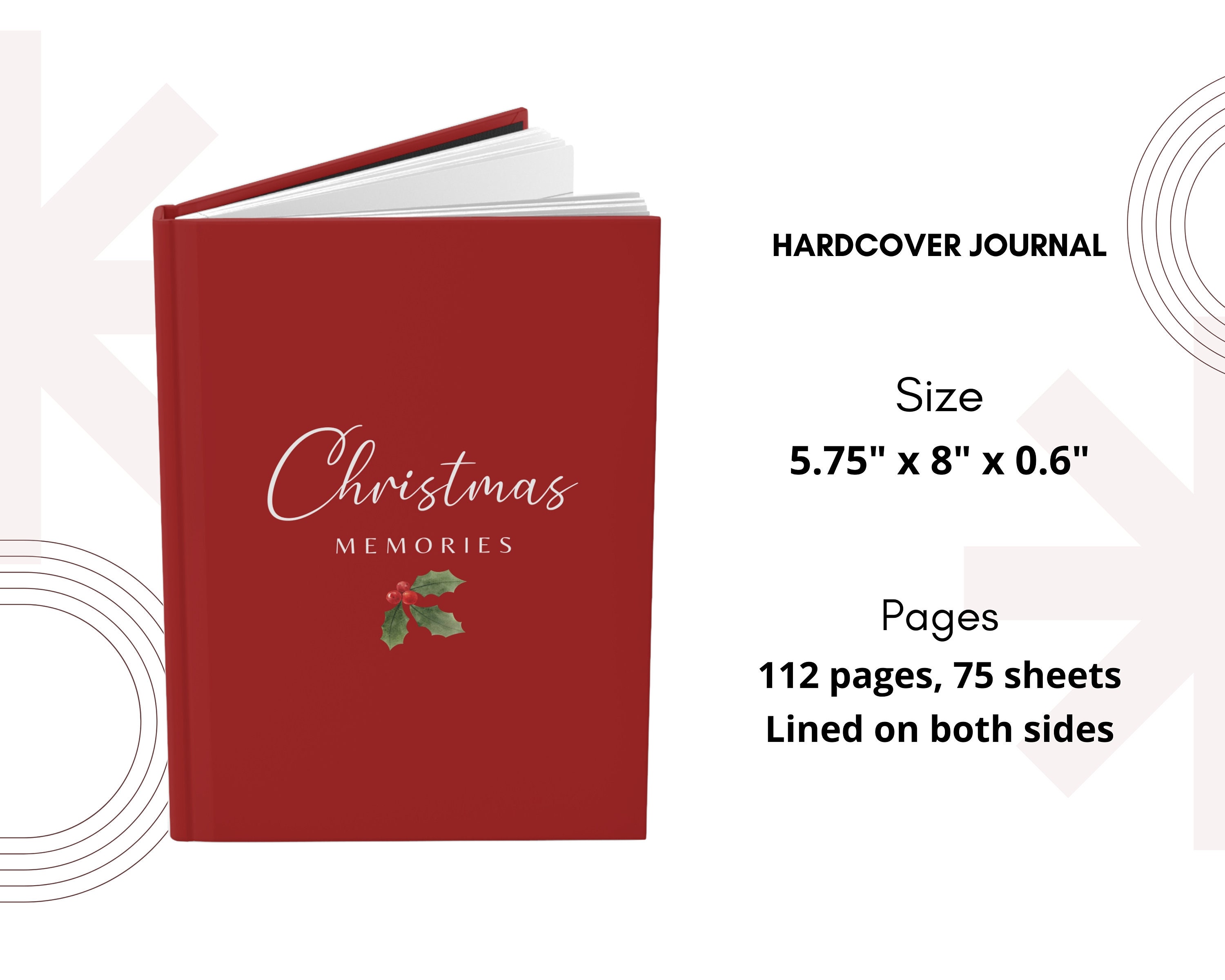Christmas Memory Book, Christmas Memory Journal, Christmas Gift, Family ...