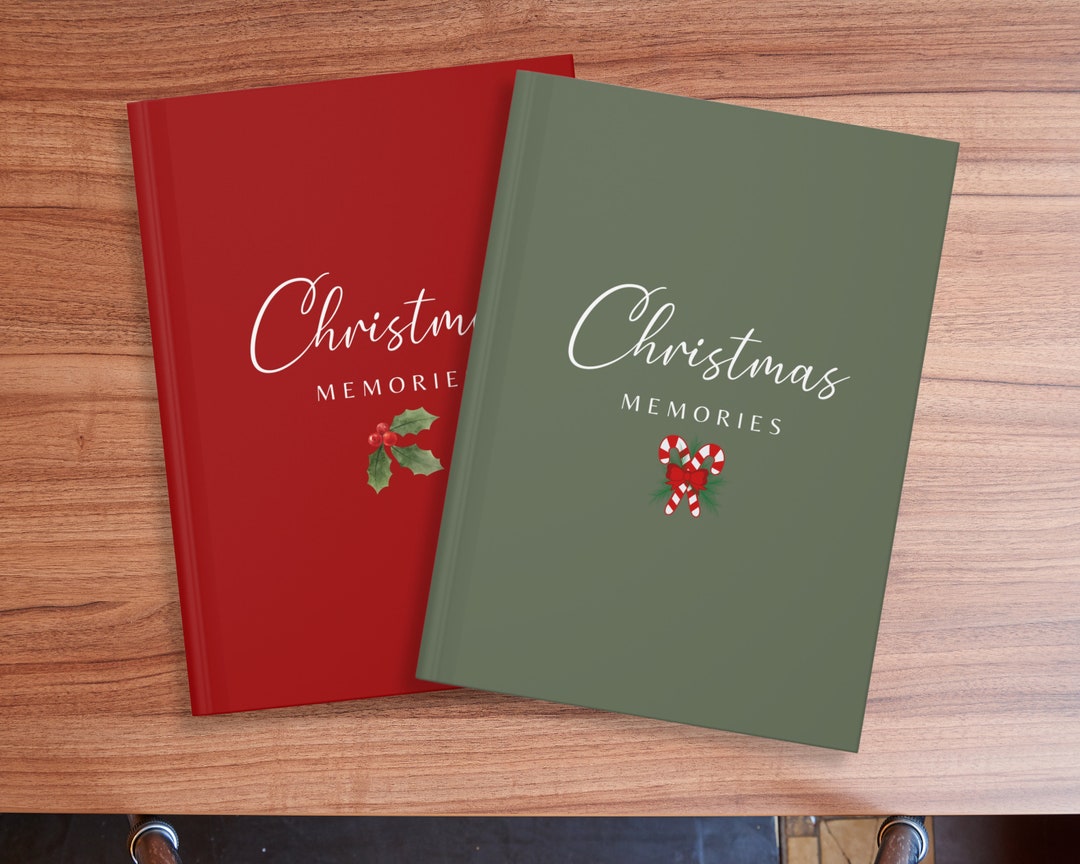 Christmas Notebook, Memory Book Christmas Memory Journal, Christmas ...