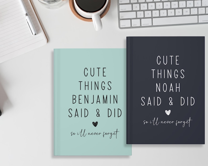 Personalized Journal, Things My Kids Say Journal, Kids Memories ...