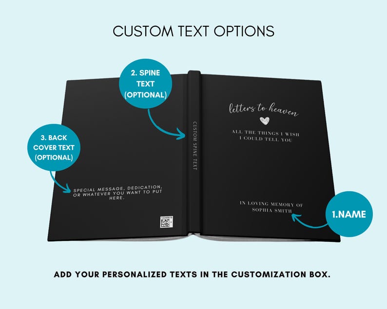 Personalized Grief Journal, Sympathy Gift for Loss of Mother Father ...