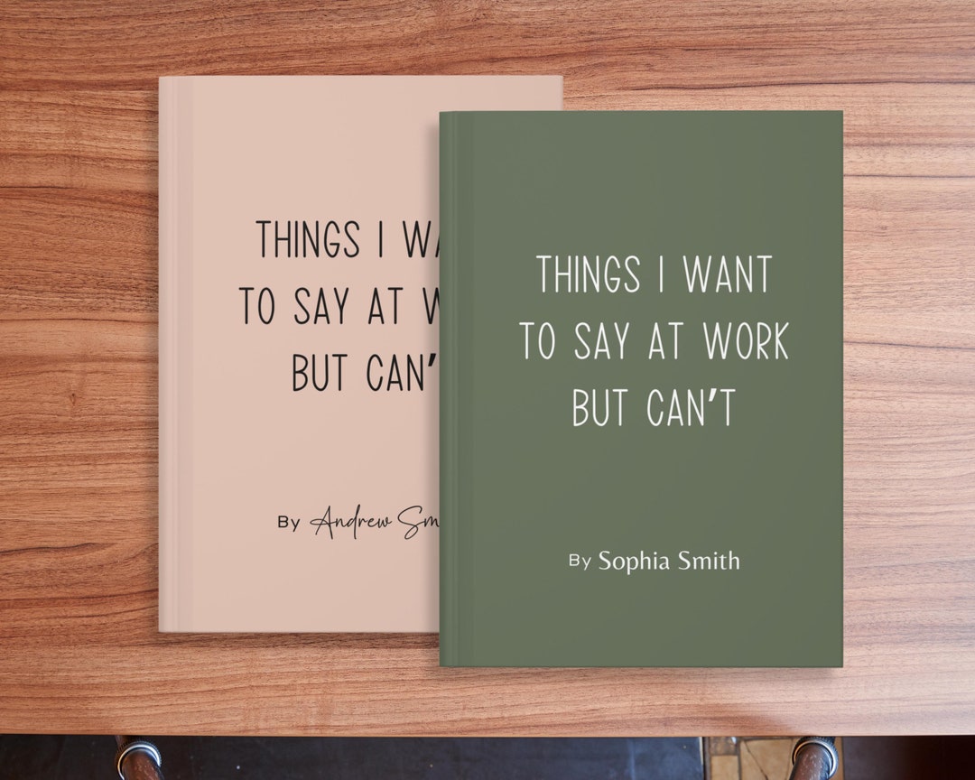 Gag Gift Idea for Him Office Gift Funny Notebook Office Coworker Gift ...