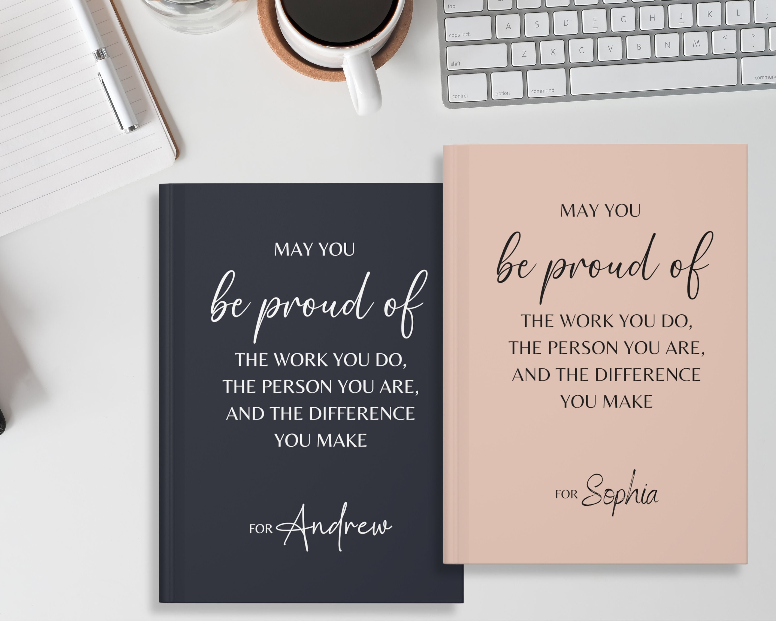 Personalized May You Be Proud Journal, Coworker Birthday Gift ...