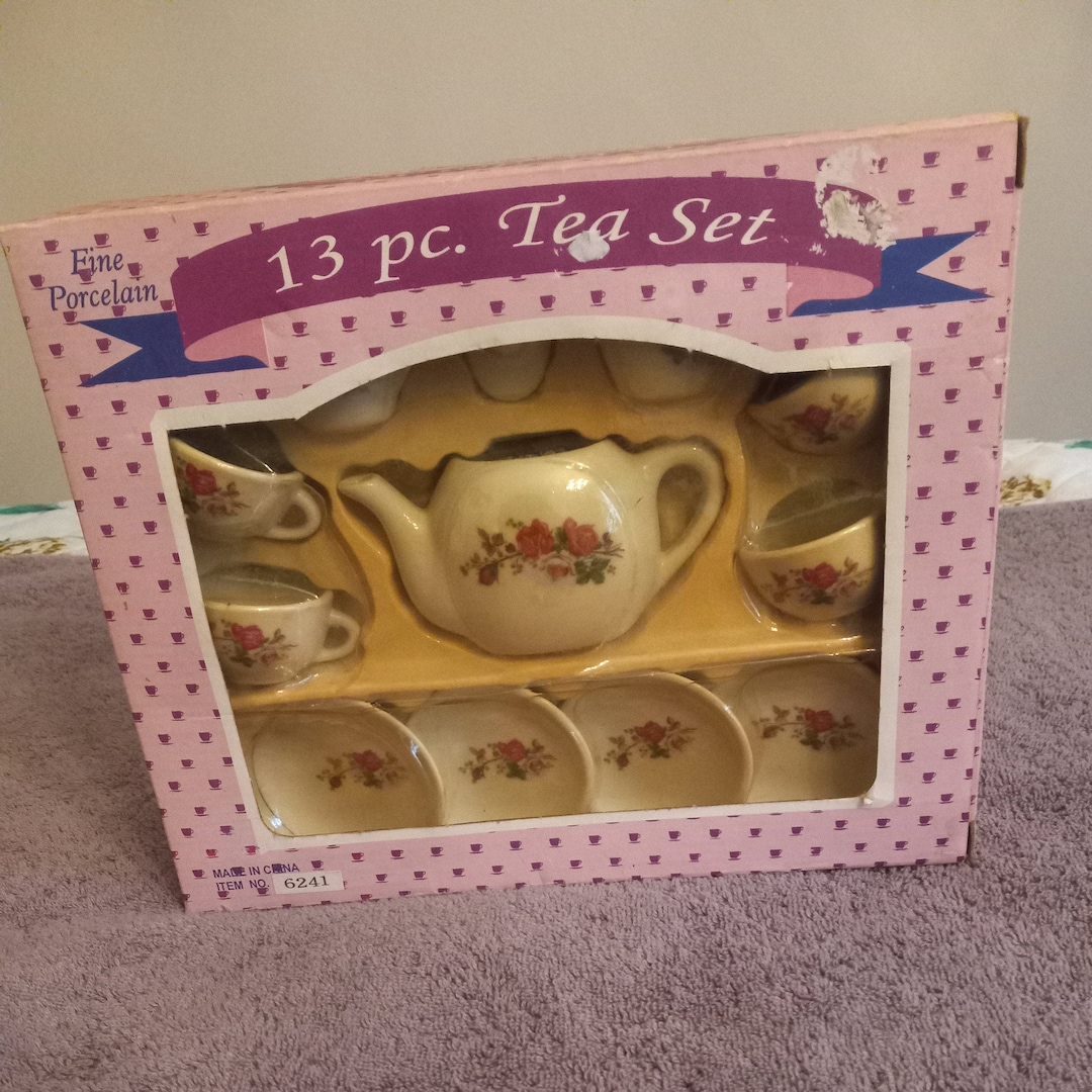 Vintage 13 Pc Tea Set - Etsy