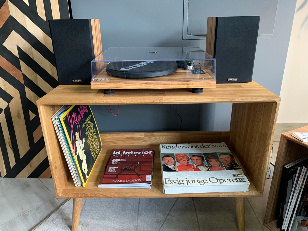 Vinyl Record Table, Stereo Cabinet, Retro Vinyl Table, Record Table ...