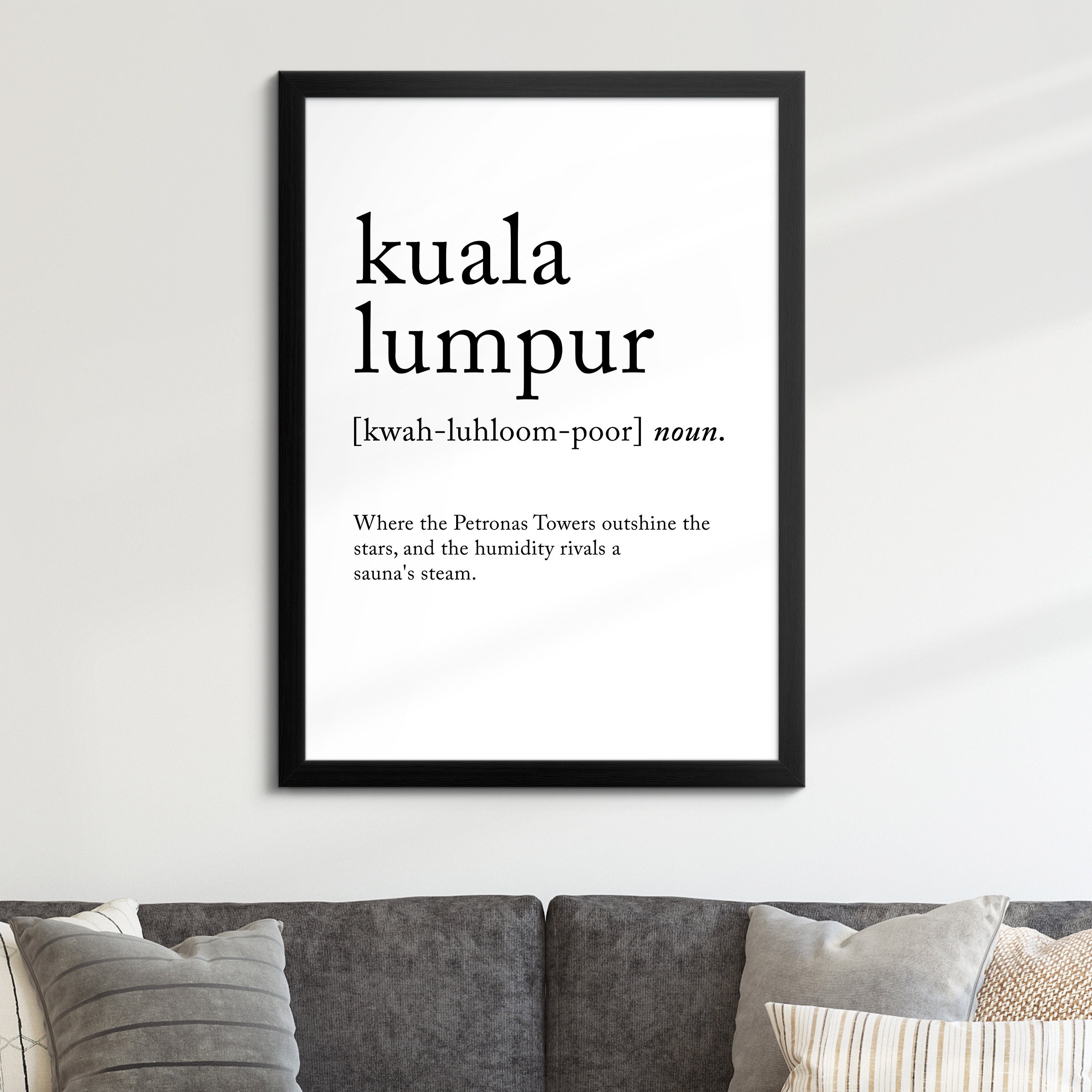 Kuala Lumpur Malaysia Location Definition Dictionary Funny Quote ...