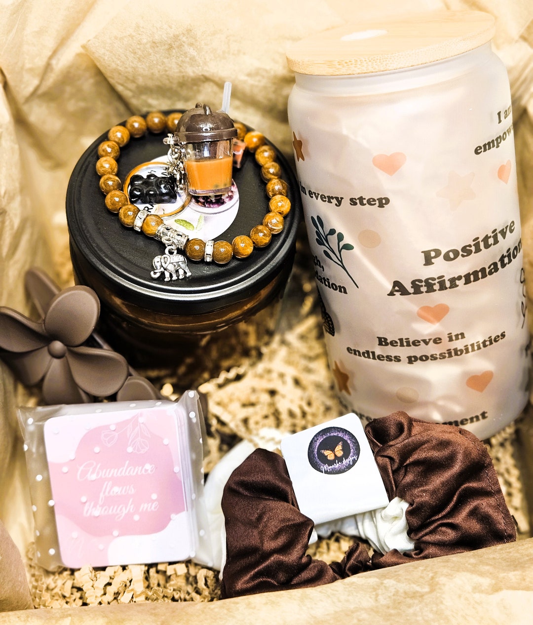 Positive Affirmations Set, Daily Manifestation Reminders, Gift for Her ...