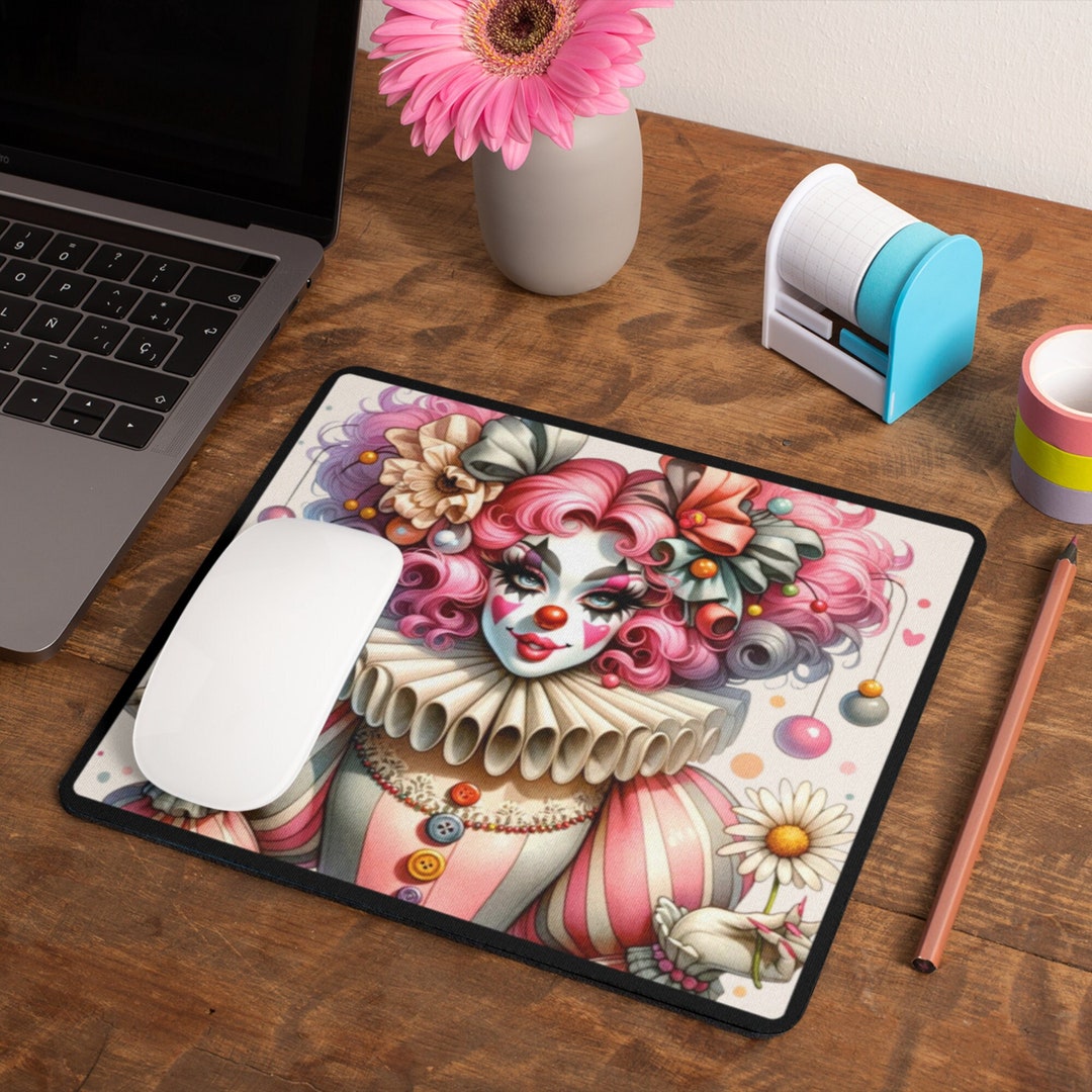 Clowncore Mouse Pad Coquette Sexy Clown Mouse Pad Desk Mouse Pad Cute ...