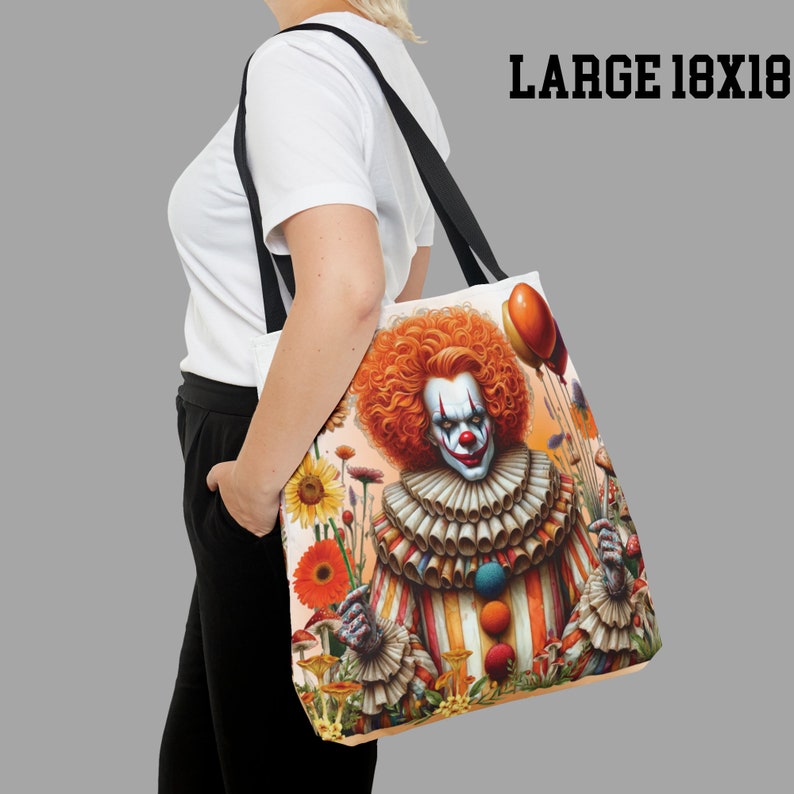 Clowncore Polyester Tote Bag – Weirdcore Design - Etsy