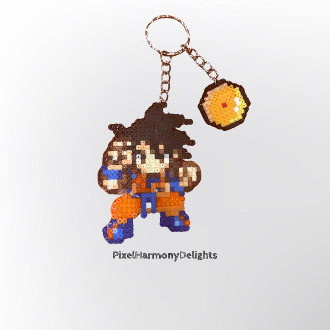 Goku With Dragonball Keyring - Etsy