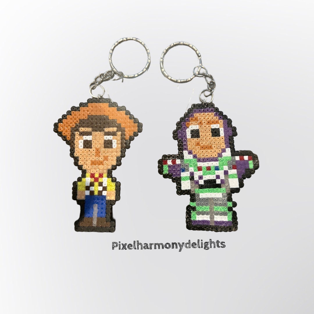 Toy Story Keychains Buzz and Woody - Etsy