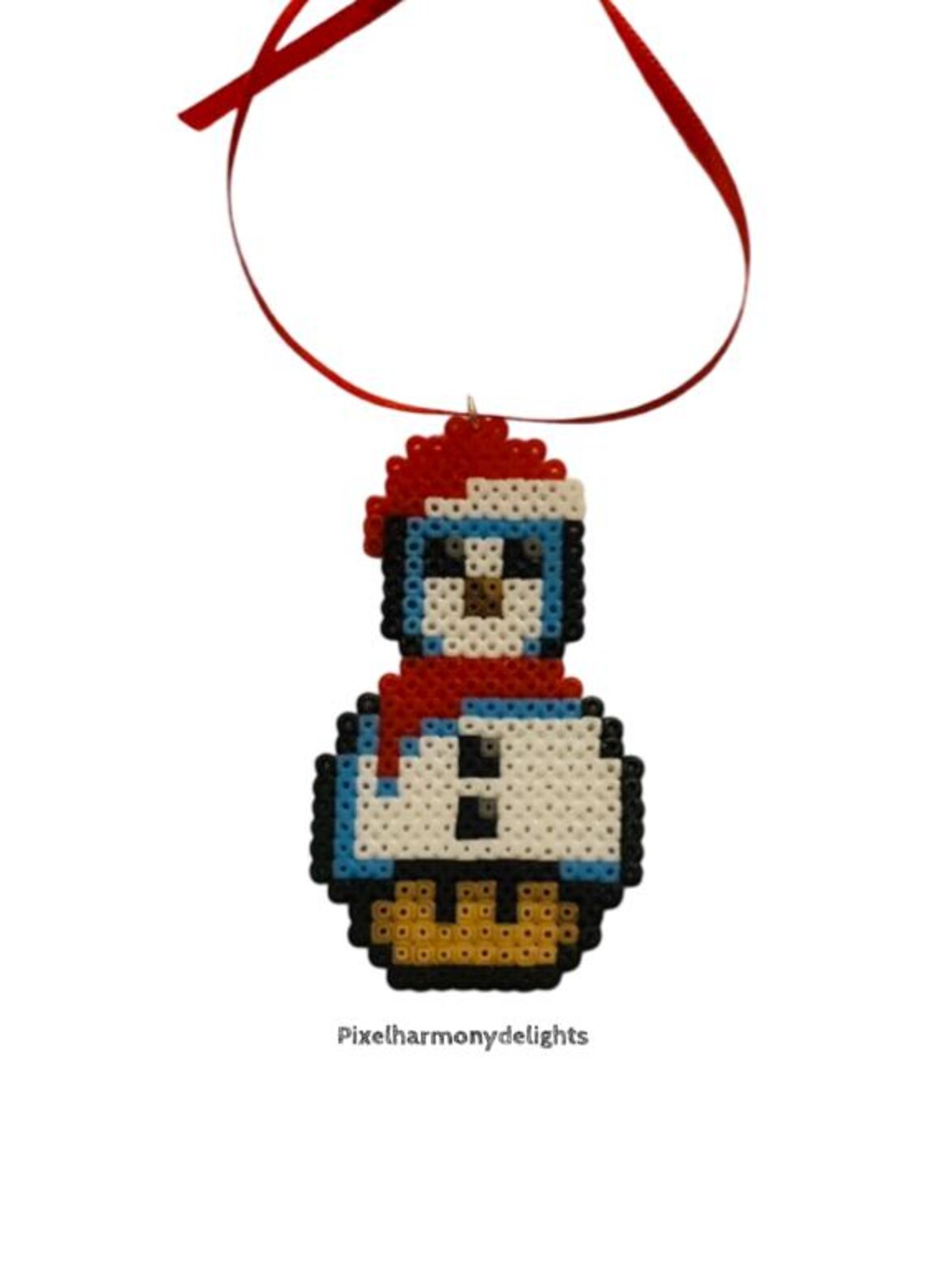 Hama Mushroom Head Christmas Hanging Ornaments - Etsy