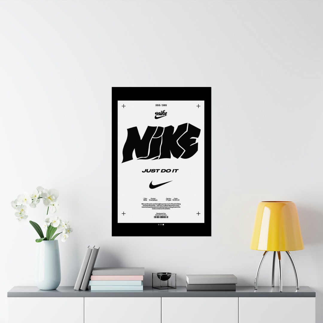 Nike Poster, Nike Logo, Nike, Poster, Wall Poster, Print, Nike Design ...