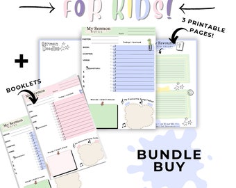 Printable Sermon Notes for Kids, Printable Sermon Notes, Activity Page ...