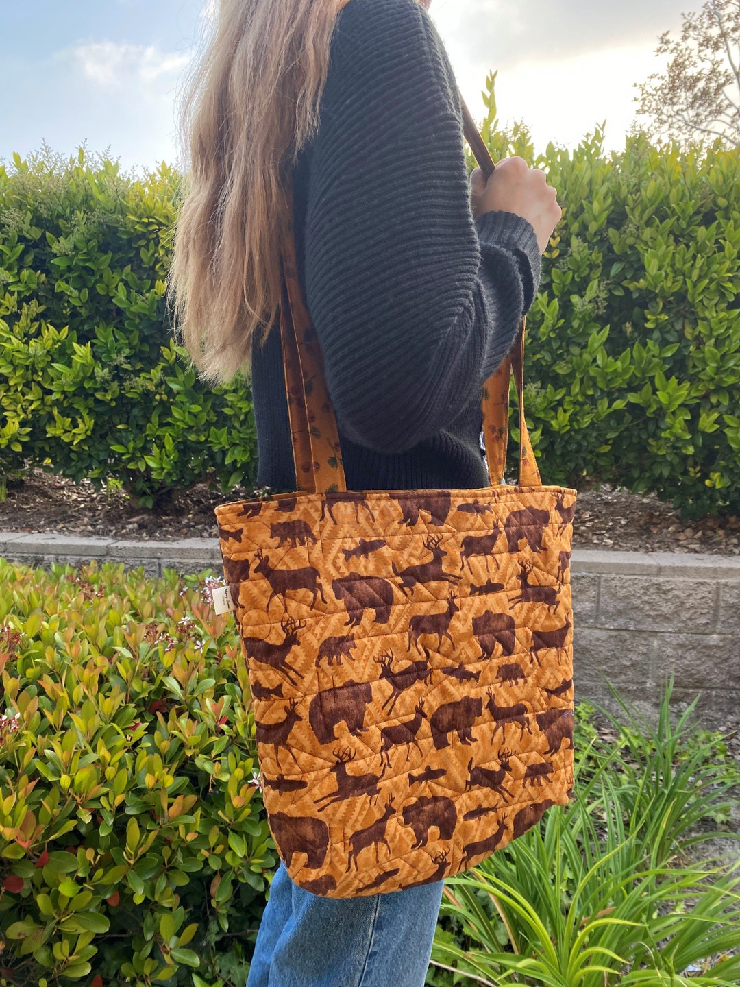 Quilted Wilderness Bag. the Tote Has a Reinforced Bottom to Prevent ...