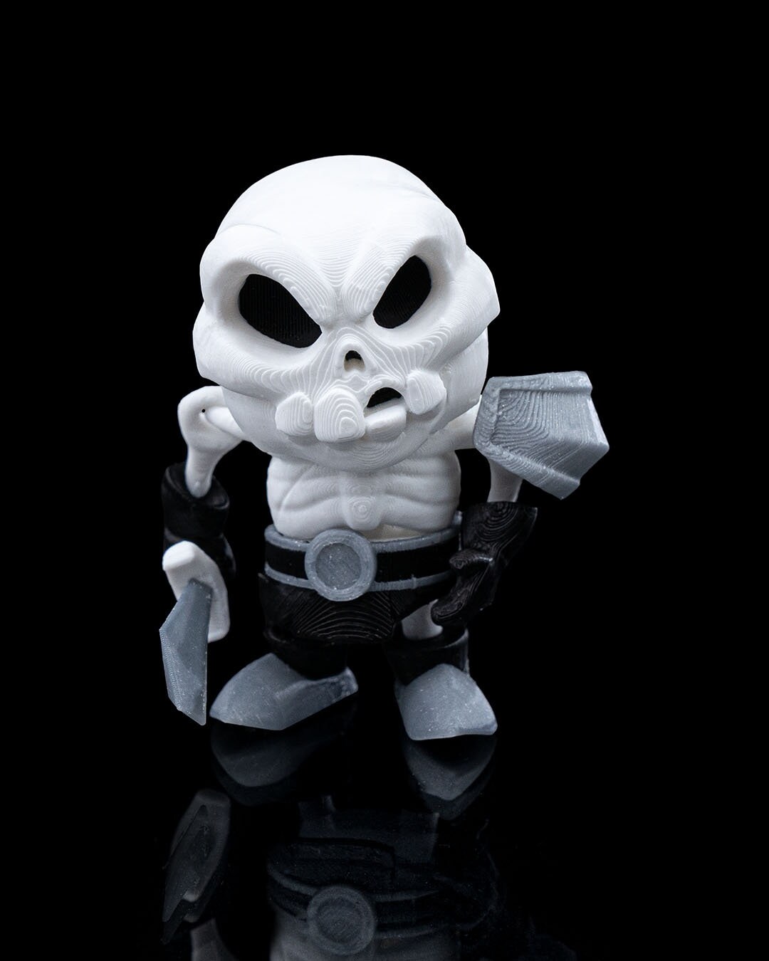 Knight-mare 3D Printed Skeletal Warrior A Grim Guardian - Etsy