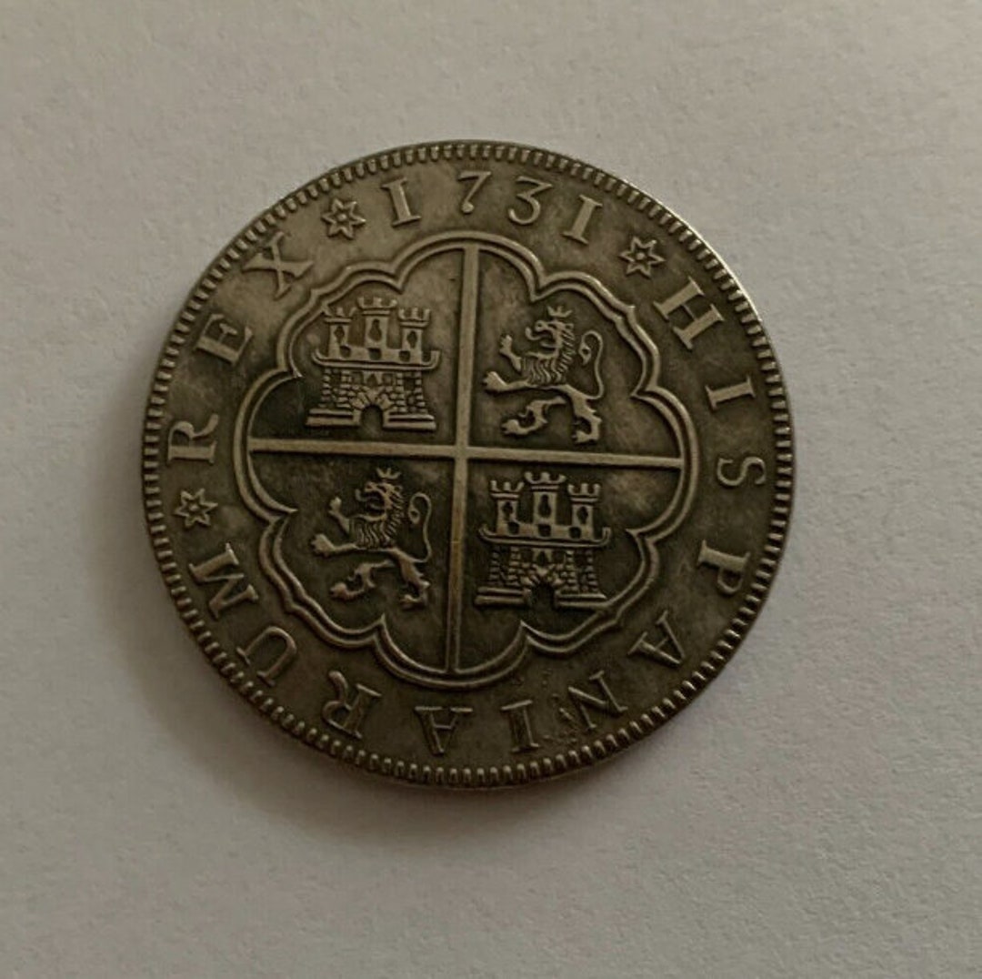 Coin Spain 8 Reales 1731 King Philip - Etsy