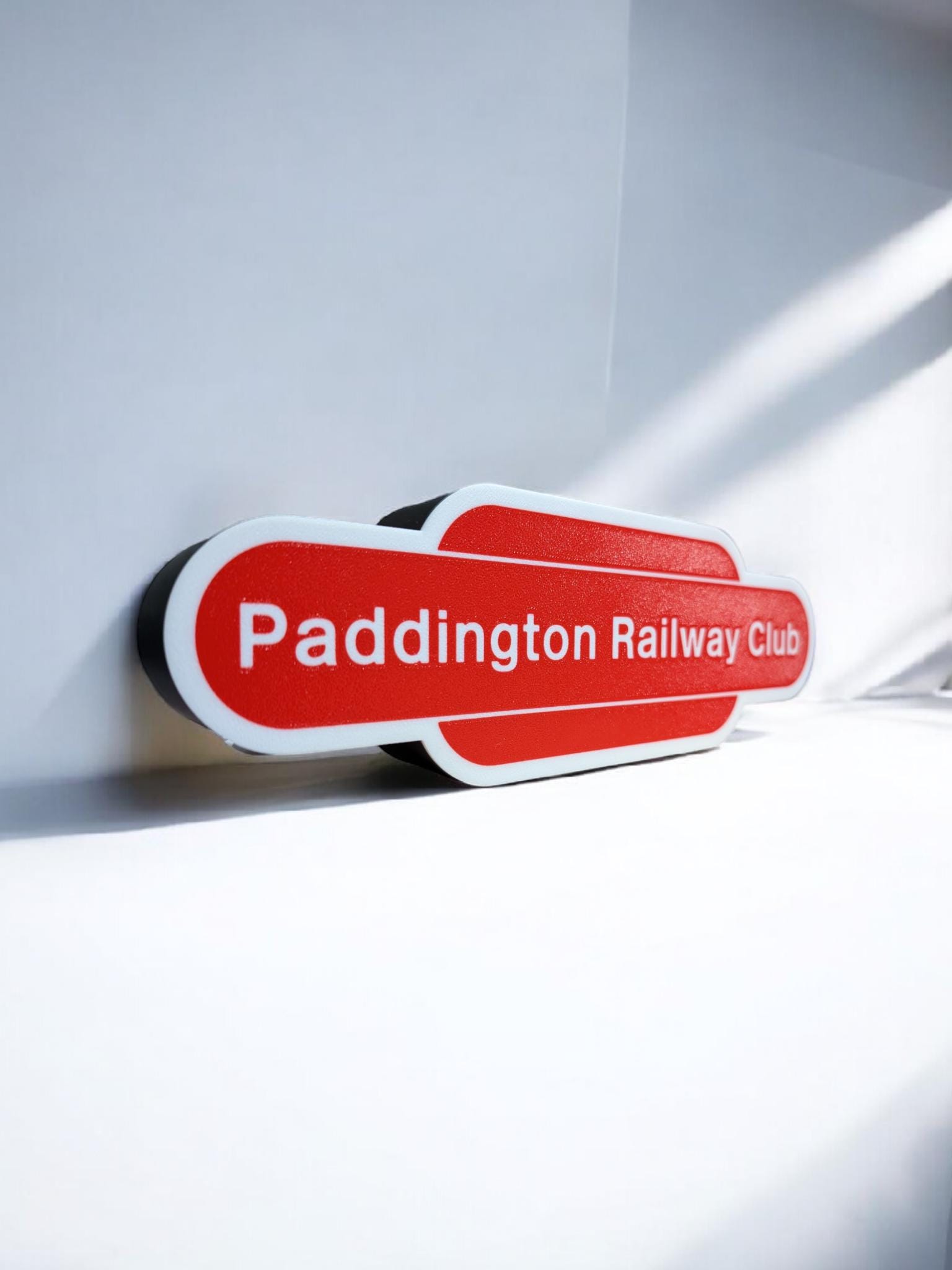 Personalised Vintage British Railway Station LED Sign – Custom Train ...