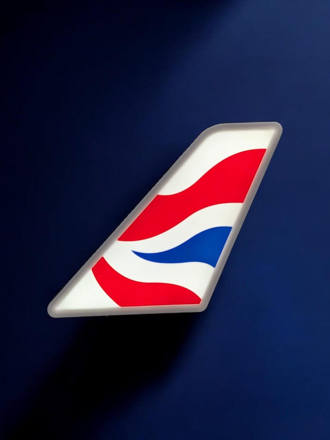 British Airways LED Tail Fin Sign – Aviation Gift, Pilot Decor, Airline ...